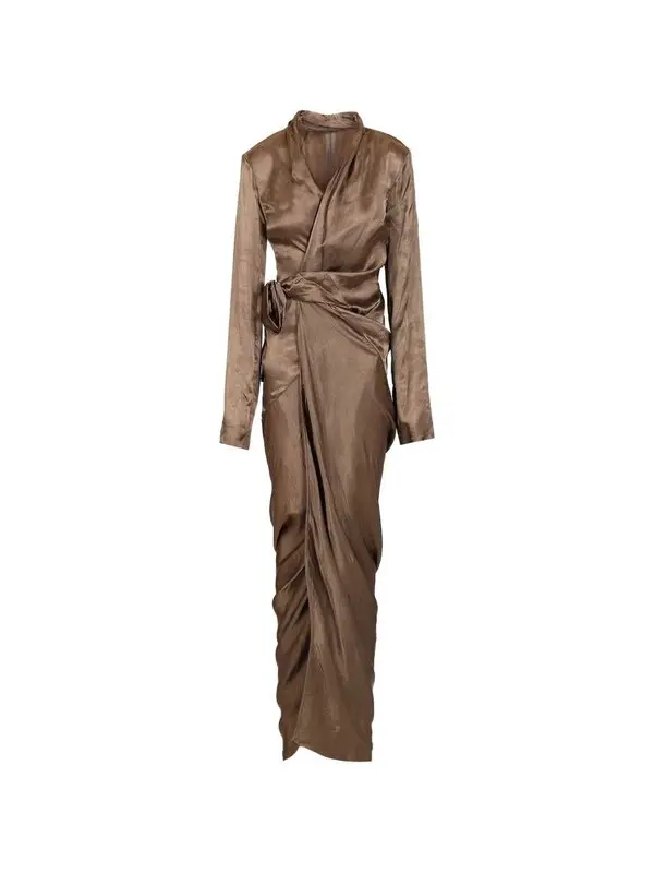 Rick Owens Wrap Gown Dress