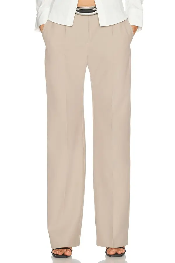 HAELO Tailored Wool Blend Trousers