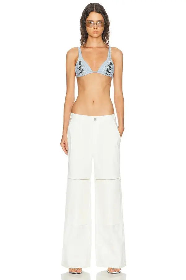 HAELO Studded Triangle Bikini Top