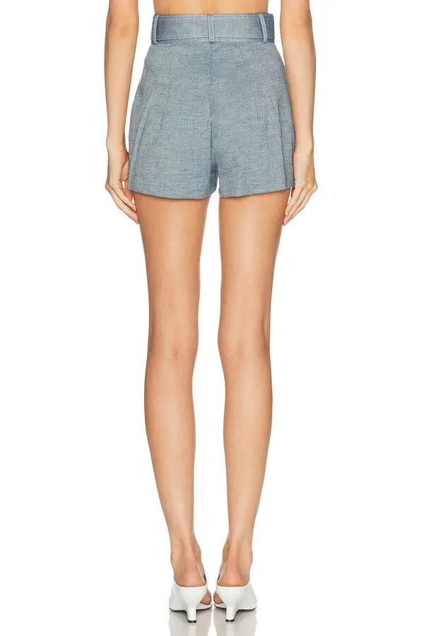 Matthew Bruch Belted Pocket Shorts