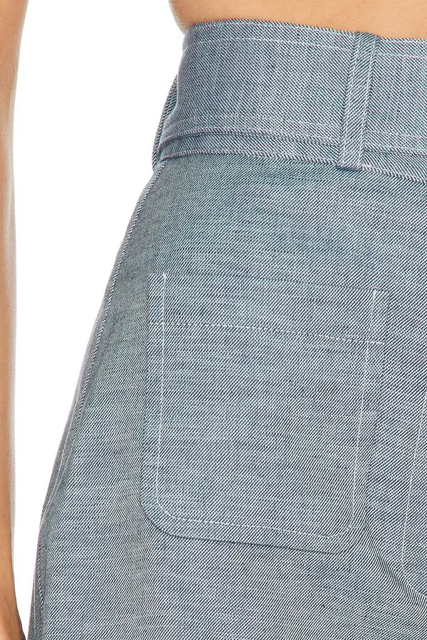 Matthew Bruch Belted Pocket Shorts - Denim