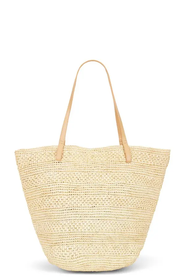 BY MALENE BIRGER Mirabelle Woven Raffia Handbag