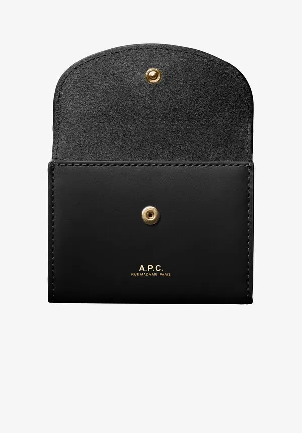 A.p.c. Genève Business Cardholder One Size - Black