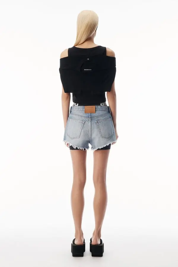 Alexander Wang Draped Cardigan Tank Top