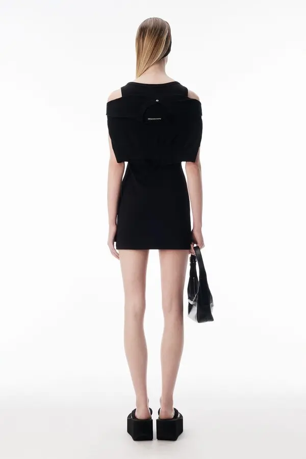 Alexander Wang Draped Cardigan Mini Dress