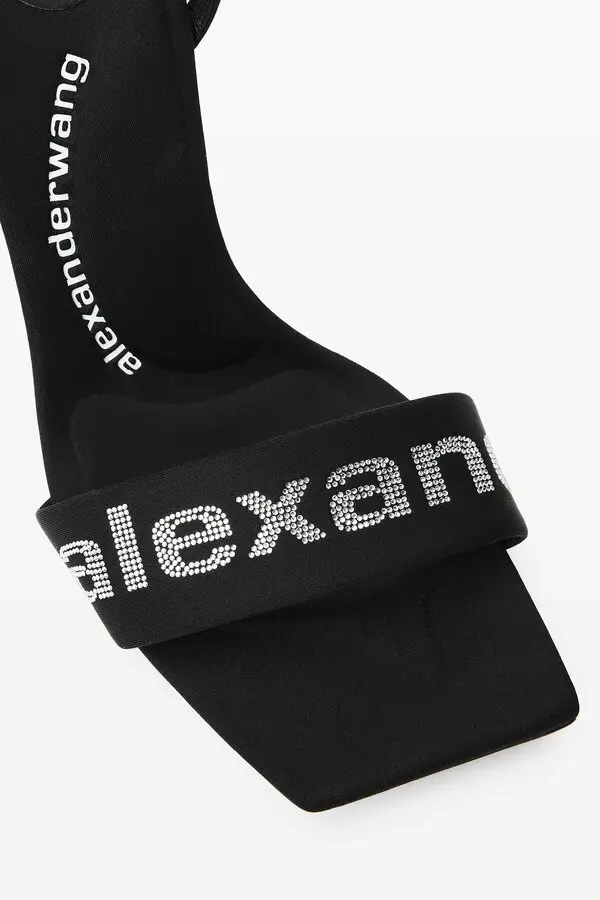 Alexander Wang Julie 105mm Billboard Sandal - Black
