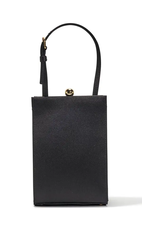 Carolina Herrera Jacqueline Satin Top Handle