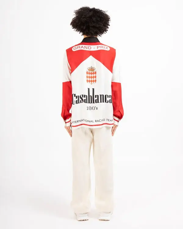 Casablanca 100's Long Sleeve Silk Shirt