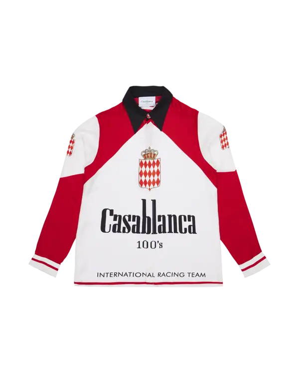 Casablanca 100's Long Sleeve Silk Shirt