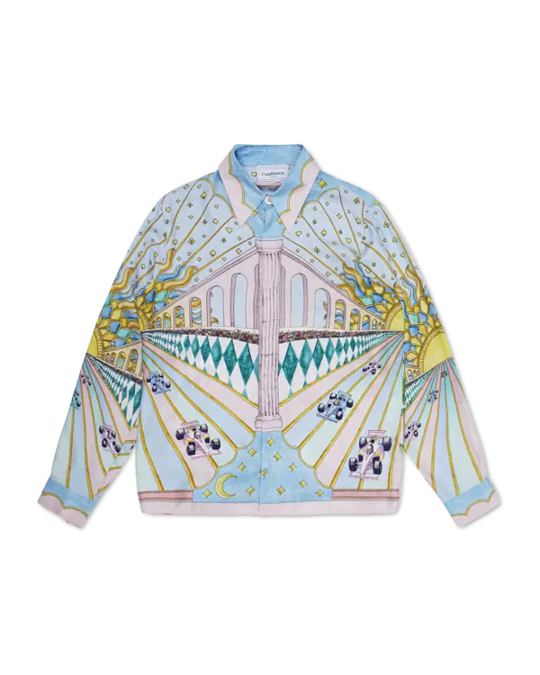 Casablanca La Course Ideale Silk Shirt - Multicolor