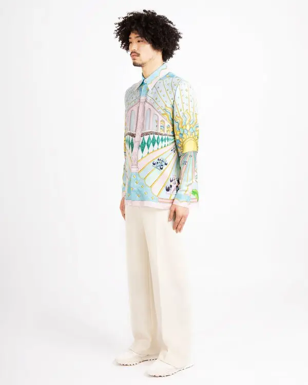 Casablanca La Course Ideale Silk Shirt