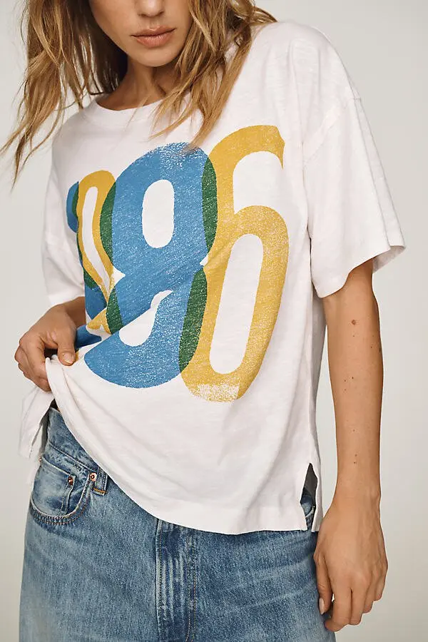 PILCRO 1986 Cotton Graphic Tee