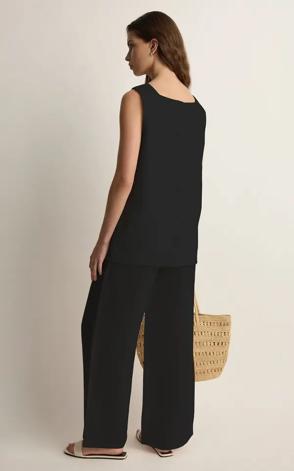 Posse Remi Linen Tunic - Black