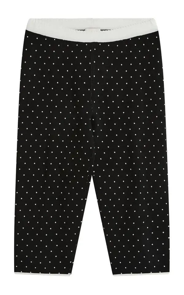 Posse Michalla Polka Dot Capris - Black/white