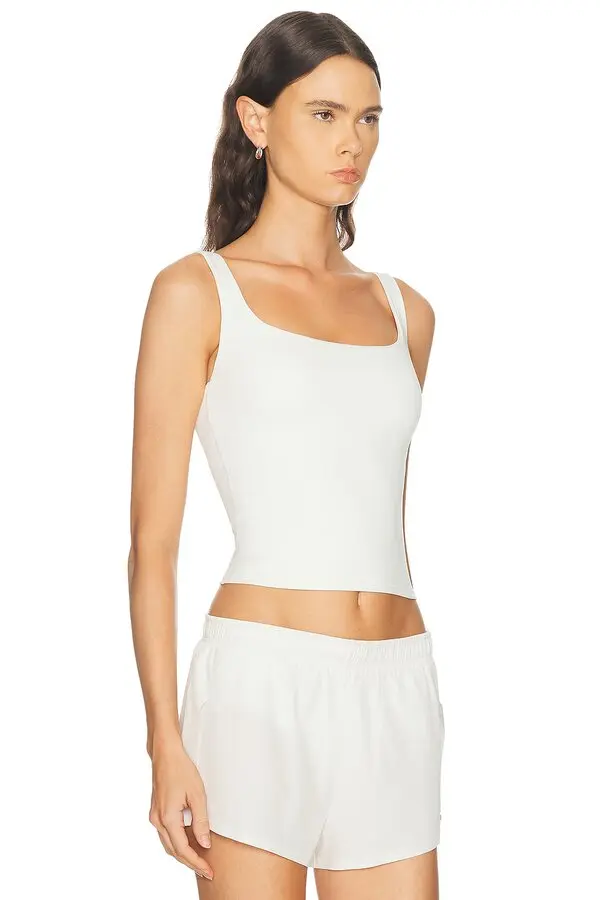 NIKESKIMS Matte Square Neck Tank Top