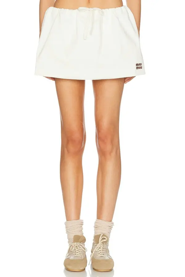 Miu Miu Jersey Skirt