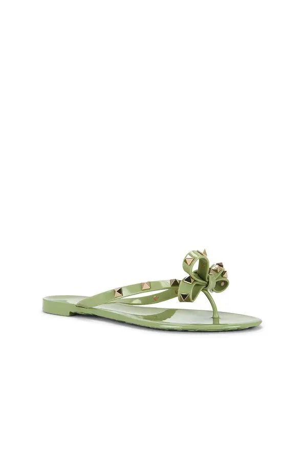 Valentino Garavani Summer Rockstud Thong Sandal