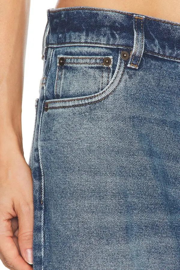 Miu Miu Wide Leg Jeans - Bleu