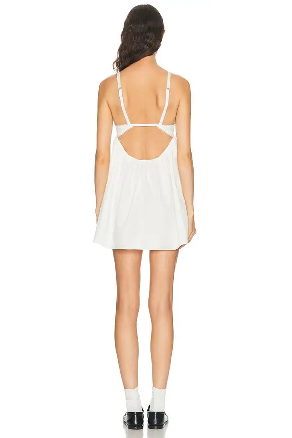 Miu Miu Pop Sangallo Pop Fiammato Dress