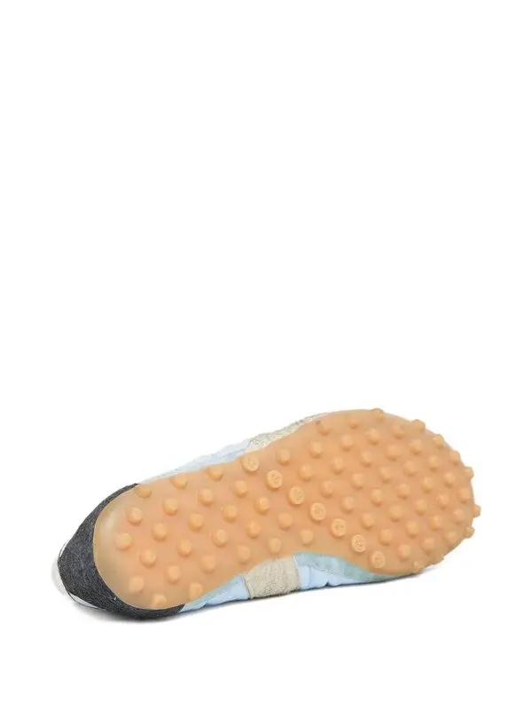 MAISON MARGIELA Quilted Suede Lace-up Sneakers - Blue