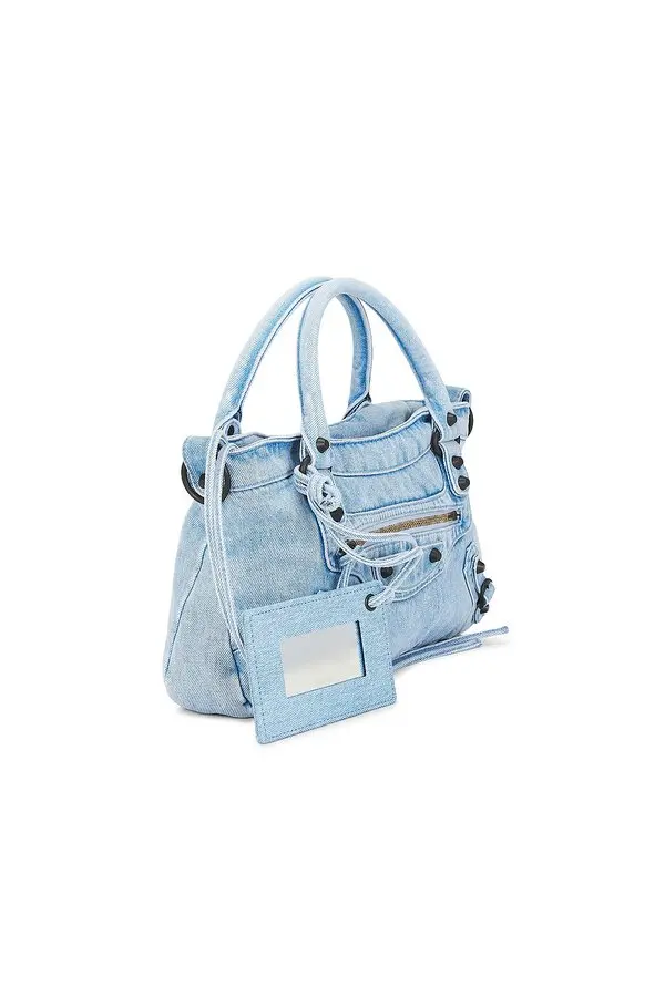 Balenciaga Le City First Bag In Blue