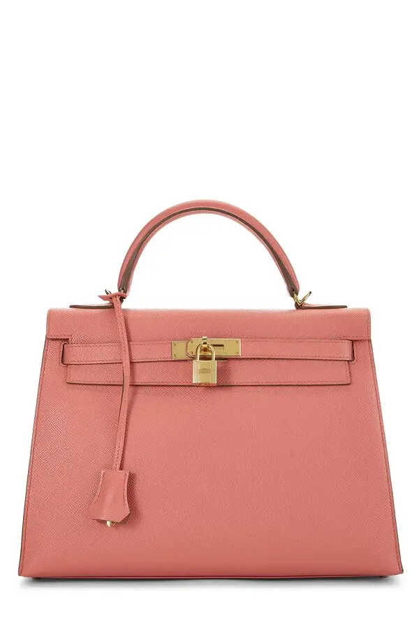 Hermès Flamingo Epsom Kelly Sellier 32 - Orange