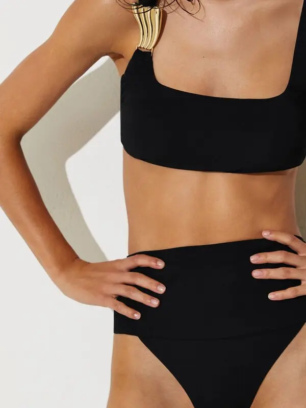 REISS Alba High-waisted Bikini Bottoms
