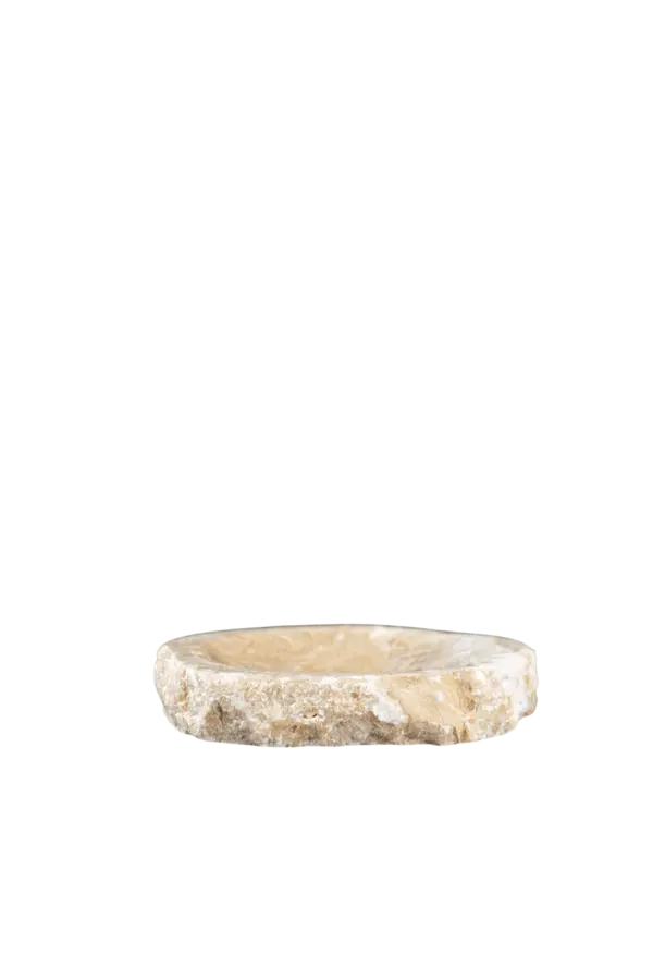 Botanical Boys Neutrals Natural Cut Onyx Jewellery & Soap Dish - Black