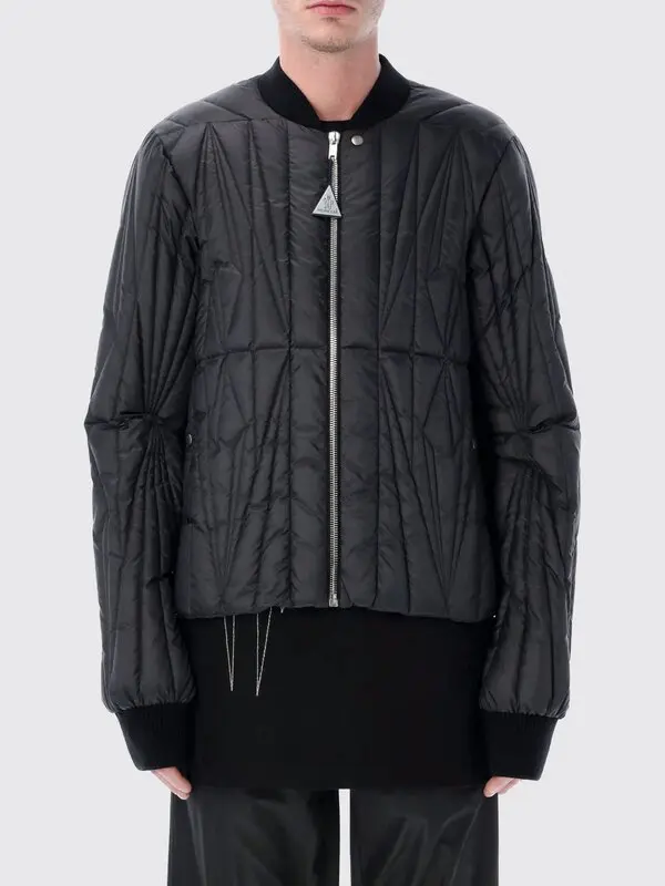RICK OWENS + MONCLER Rick Owens X Moncler Quilted Bomber Jacket - Black