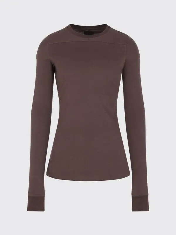 RICK OWENS + MONCLER Long Sleeve T-shirt - Brown