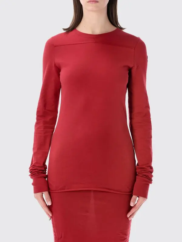 RICK OWENS + MONCLER Girder Stretch Jersey T-shirt - Red