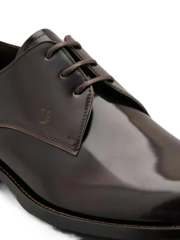 TOD'S Debossed Logo Derby Shoes