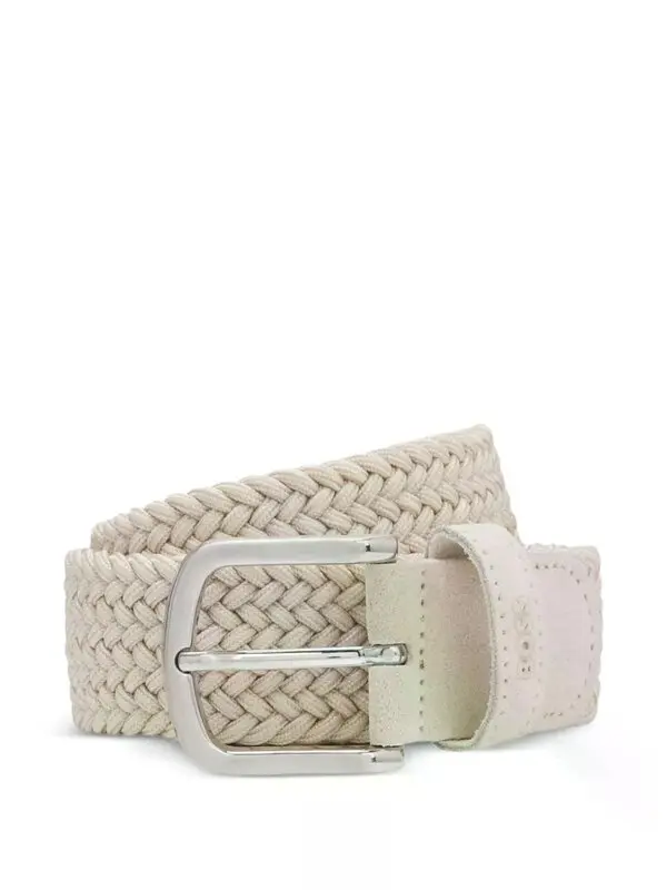 BOSS Woven Pin-buckle Belt - Neutrals