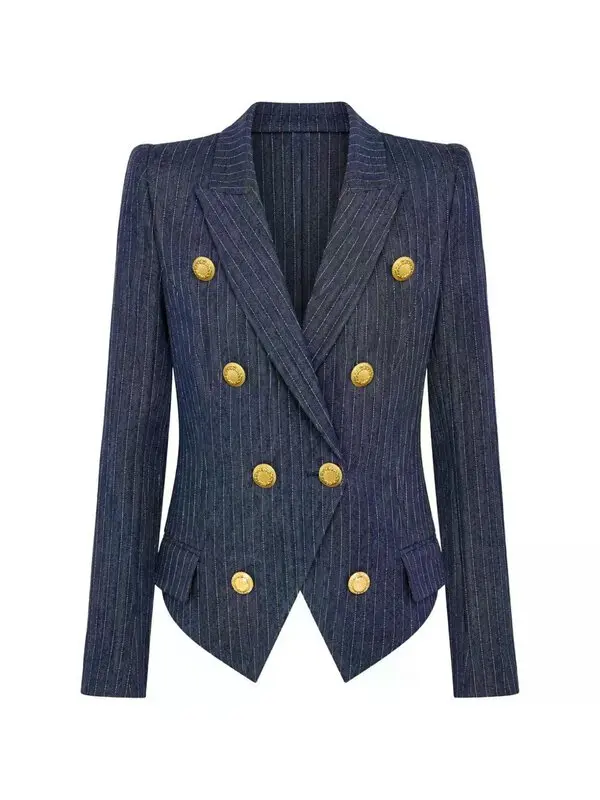L'Agence Solar Double-breasted Blazer