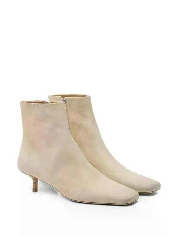 Marsèll Spazzola Kitten-heel Ankle Boots - Neutrals