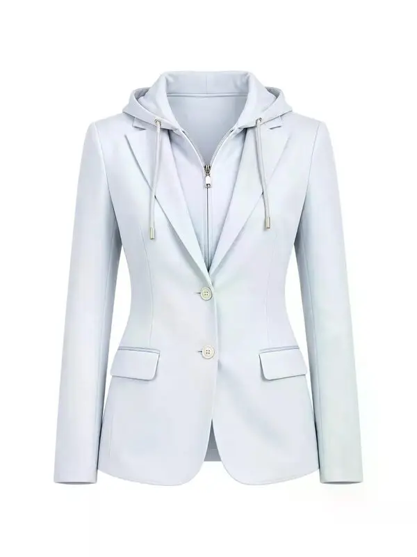 Eleventy Hooded Layered Blazer