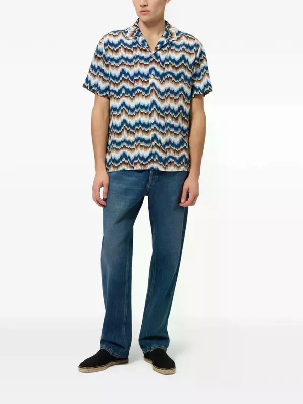 Missoni Zigzag-print Short-sleeve Shirt