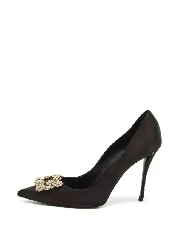 ROGER VIVIER Flower Buckle Pumps