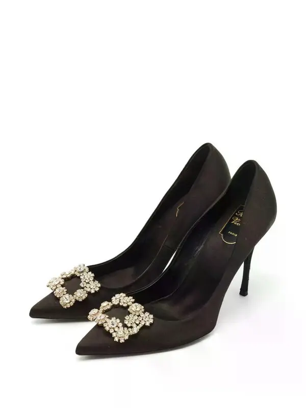 ROGER VIVIER Flower Buckle Pumps