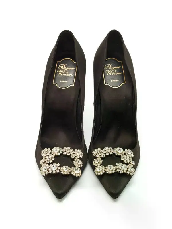 ROGER VIVIER Flower Buckle Pumps