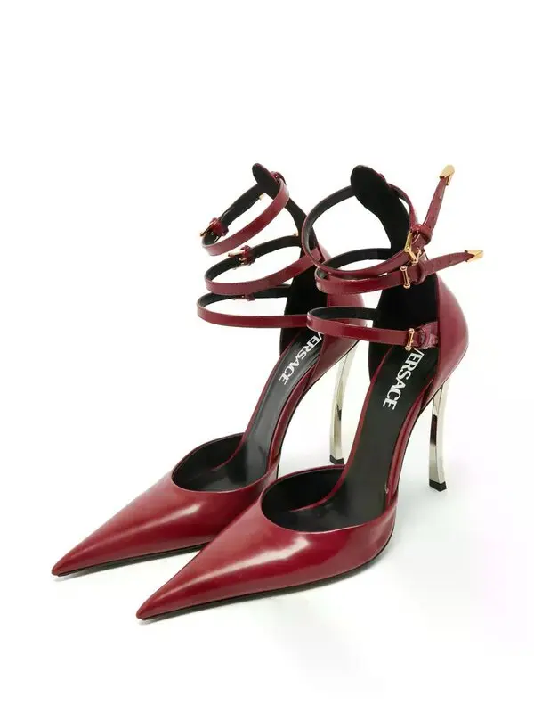Versace Pin-point Ankle Strap Pumps