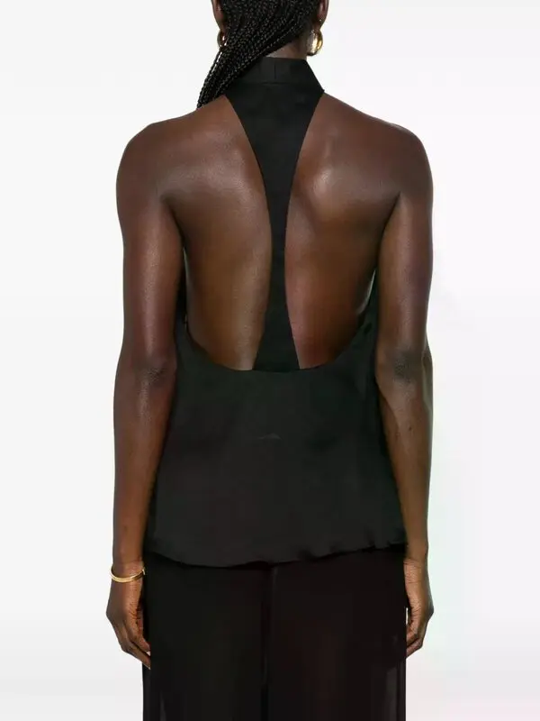 TOM FORD Jacquard Halterneck Top