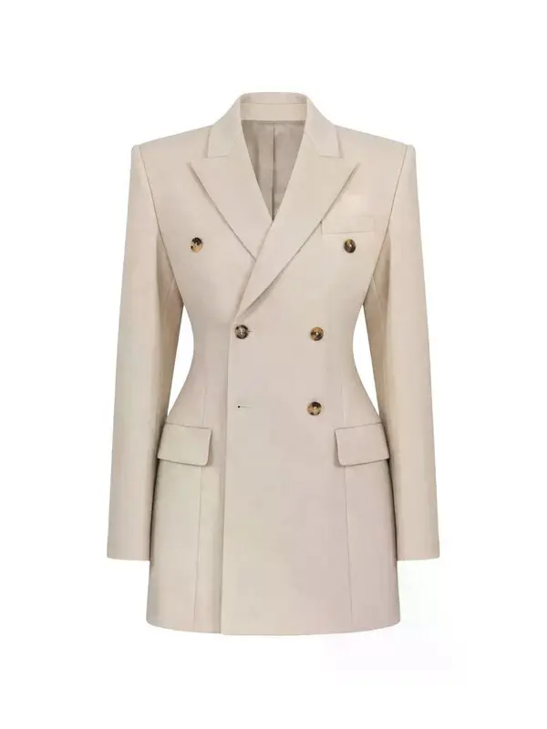 Wardrobe.NYC Double-breasted Contour Blazer