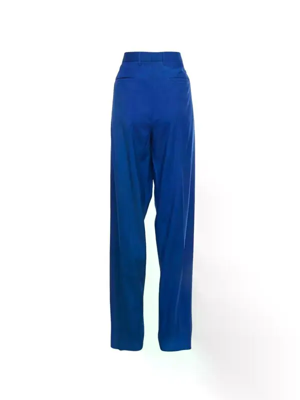 Versace Wool-blend Straight-leg Trousers