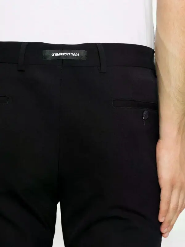 Karl Lagerfeld Logo Patch Trousers