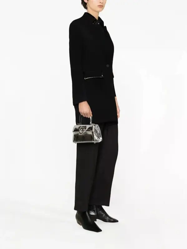 Maje Single-breasted Wool-blend Coat