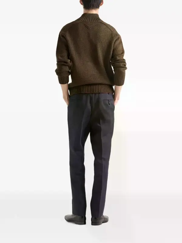 Prada Wool Half-zip Turtleneck