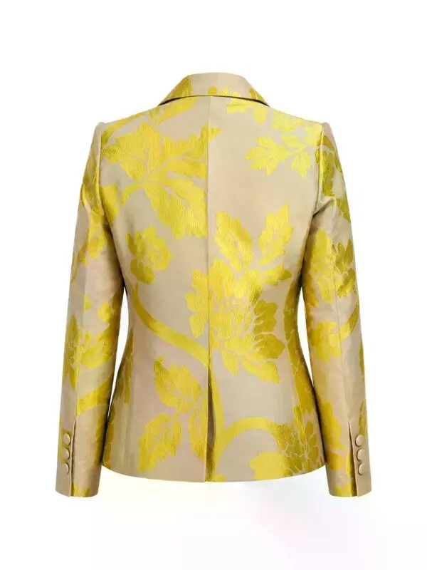 MAURIZIO MASSIMINO Floral Jacquard Blazer