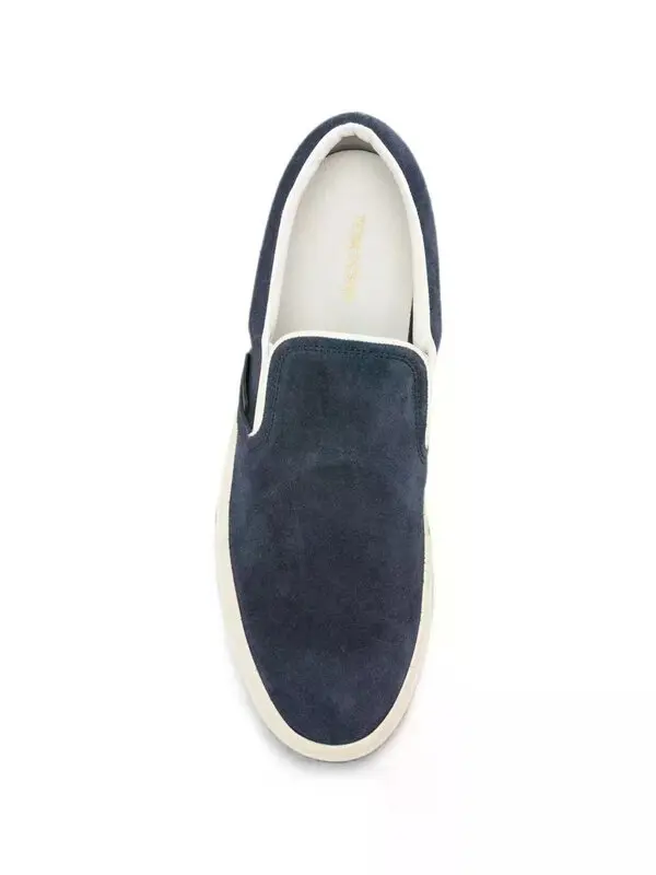 TOM FORD Suede Loafers - Blue