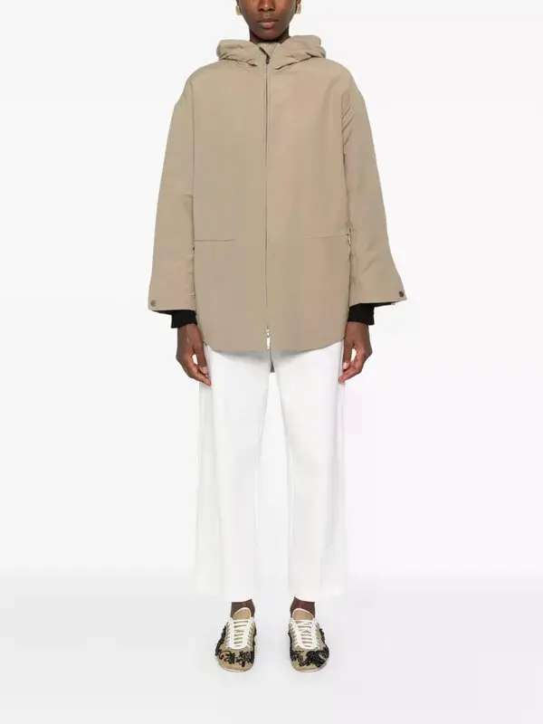 Emporio Armani Hooded Drawstring Parka